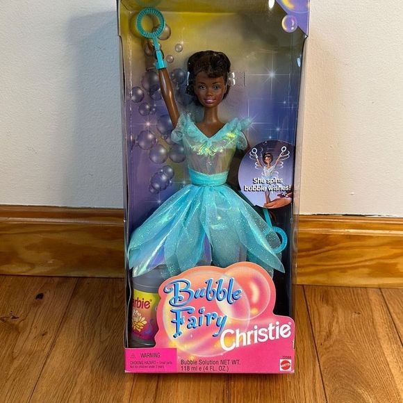 Barbie | Toys | Nibvintage Bubble Fairy Christie 998 Barbie By Mattel ...